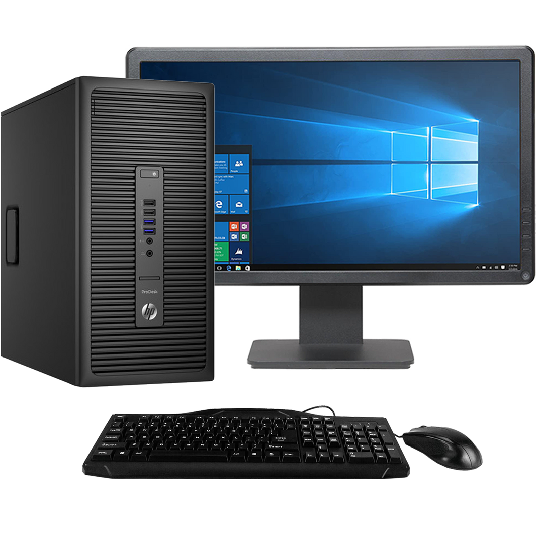 HP ProDesk 600 G1 Intel Core i5, 4th Gen Tower PC with 19" Monitor