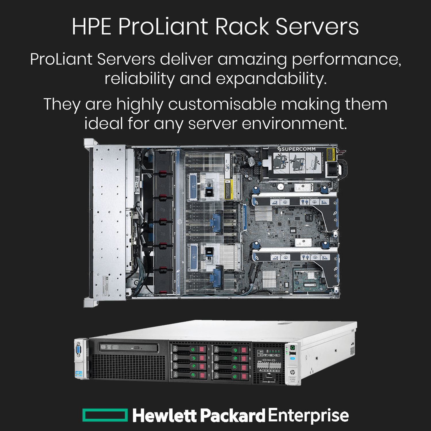 HP ProLiant Servers - Designed for Heavy Workload Environments.