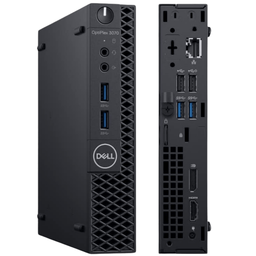 Dell OptiPlex 3070 Intel i5, 8th Gen USFF PC with 8GB Ram + 256GB SSD ...